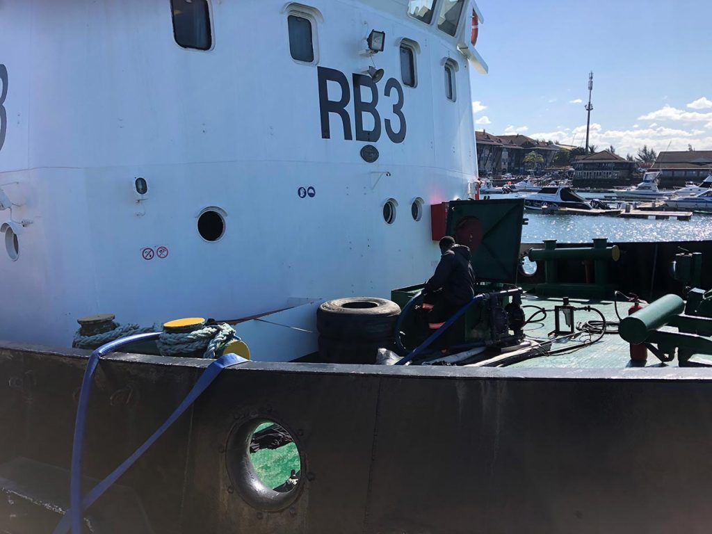 Tug Boat Fuel Transfer - X-treme Cleaning Solutions